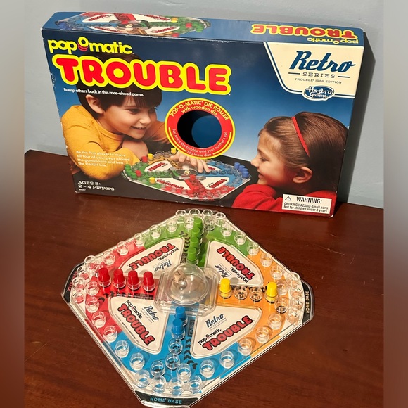 Hasbro | Games | Pop O Matic Trouble Game 25 Retro Series 1986 ...